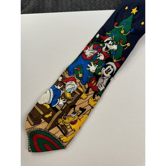 Disney | Accessories | Vintage The Disney Store Mens Tie Christmas ...